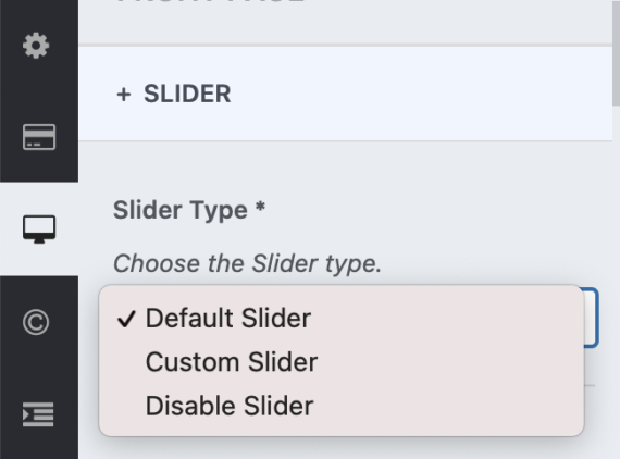 Edit slider and text on homepage - Nordic WP theme