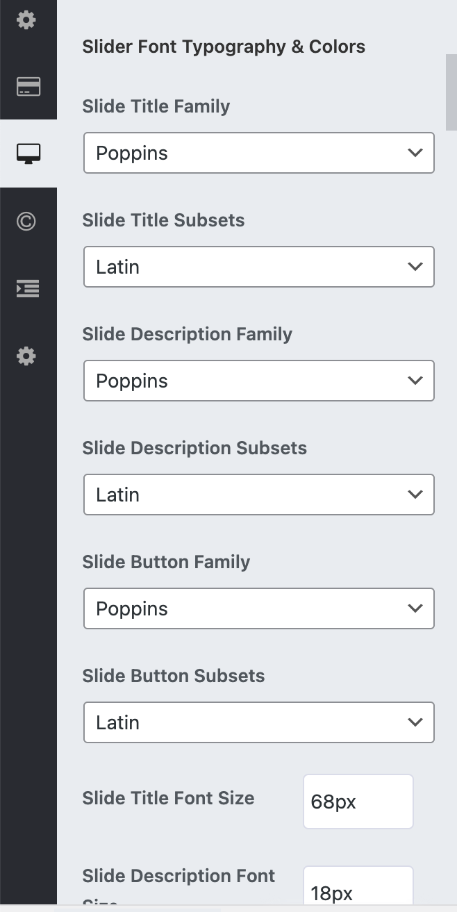 Edit slider and text on homepage - Nordic WP theme